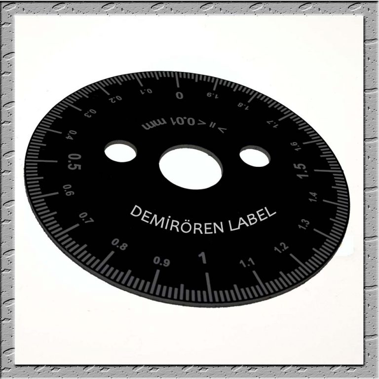 Scales and Dial Labels | DEMİRÖREN LABEL